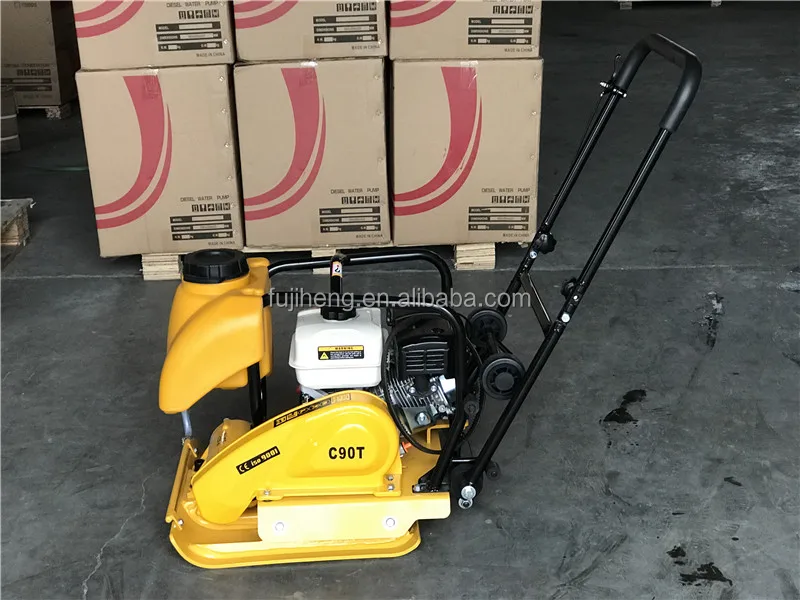 90 Kg Vibrating Plate Compactor Vibratory Plate Compactor With Built-in ...