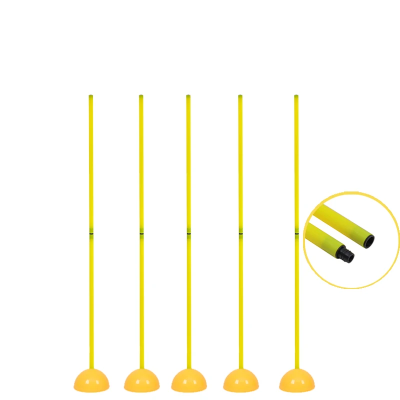 Sticks Agility Football Slalom Poles Training Pole For Outdoor Small ...