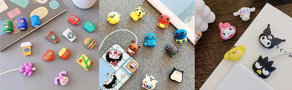 Silicone Flexible Cable Protector Cartoon Customize Logo Style Usb Date ...