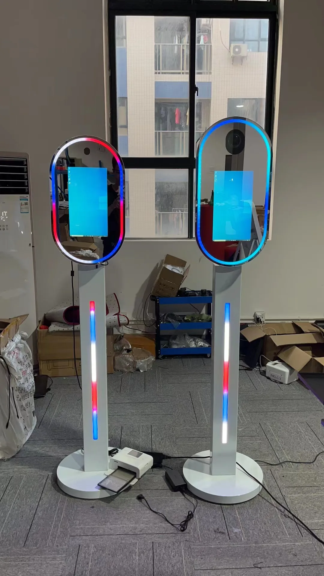 Photo Booth Wedding Party Christmas Event Have Fun 13.3 Inch Touch Screen With Mini Pc Printer ...