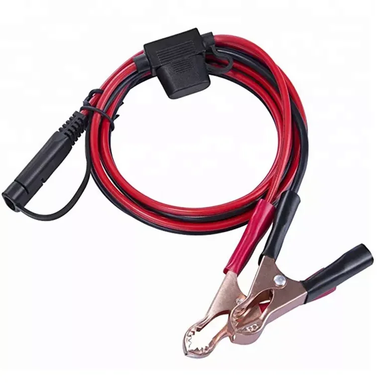 Sae To Clamp Extension Custom Battery Cable With Heavy Duty Alligator ...