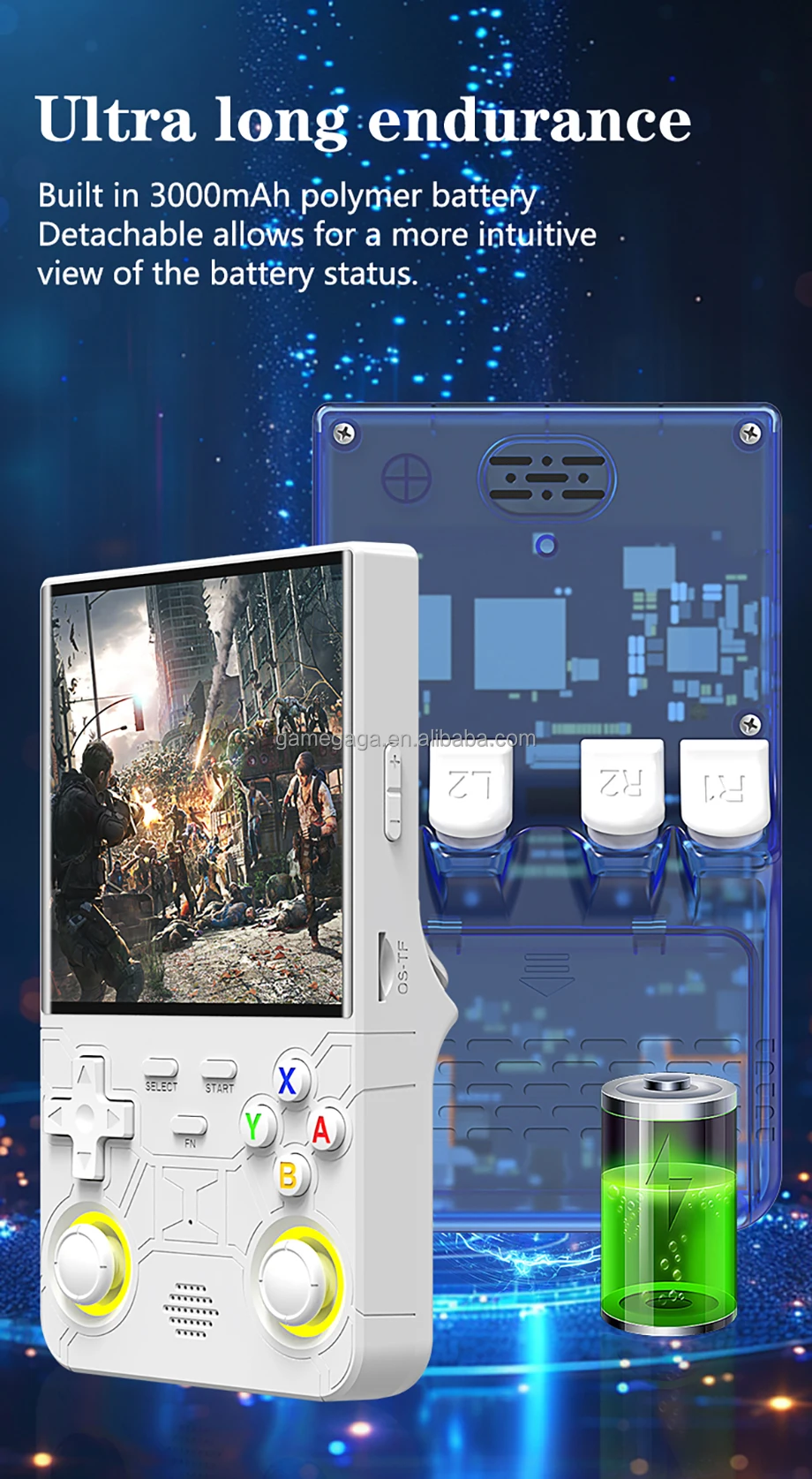 R36 Ultra Handheld Game Console - Retro Gaming Experience
