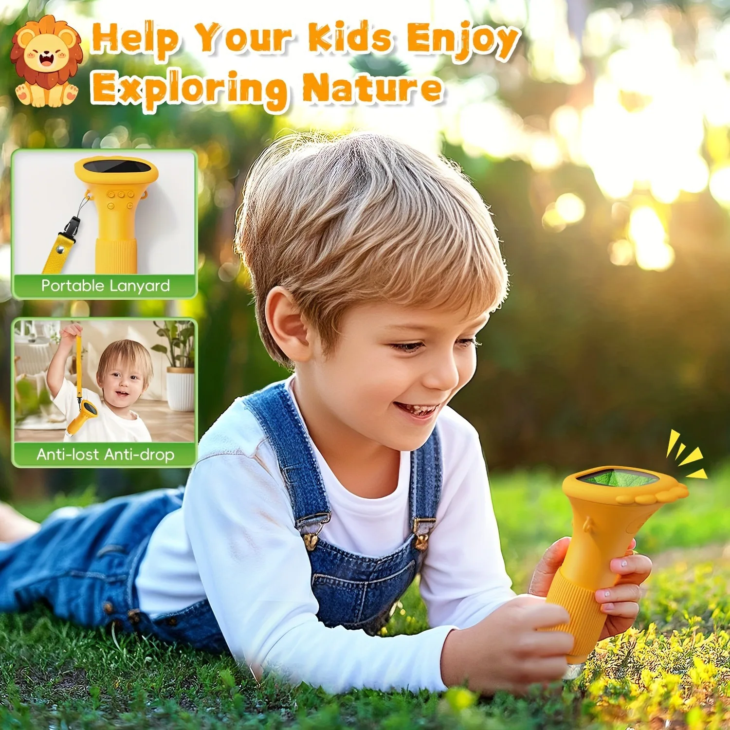 Portable Handheld Digital Magnifier 2MP 1000X HD Children Kids ...