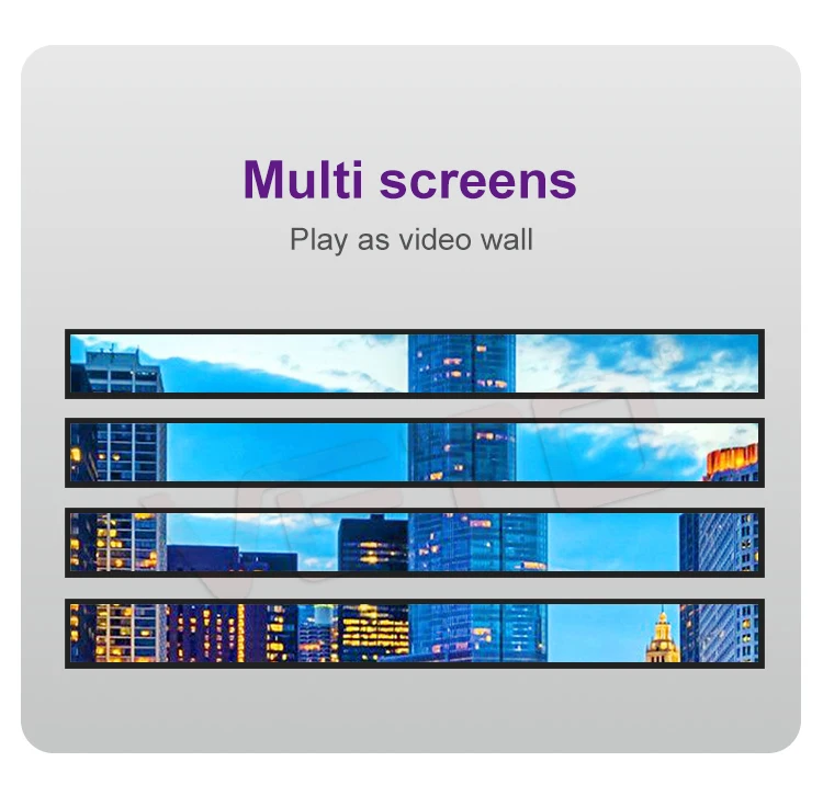 VETO 29 35 37 48 Inch Ultra Wide Shelf Edge Advertising LCD Display ...