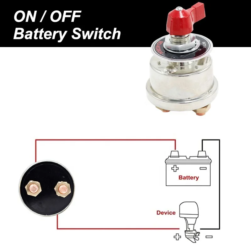 300A Red Handlemaster Battery Disconnect Switch - Kill Switch