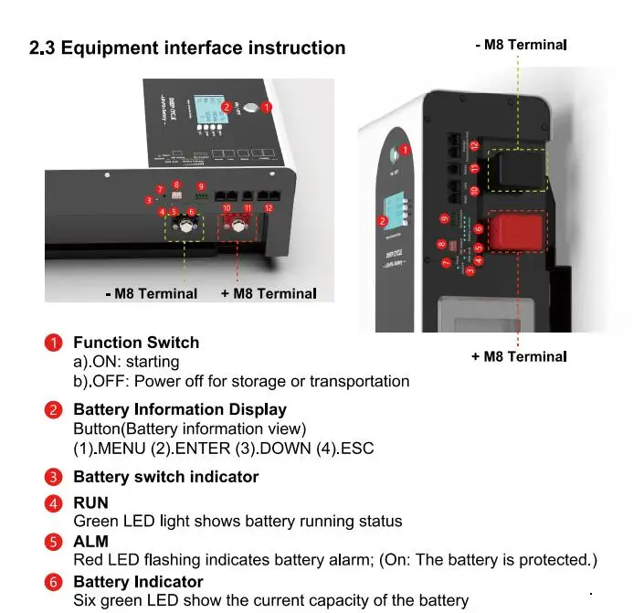 Rechargeable Energy Storage System 48v Lifepo4 Solar Battery Wall ...