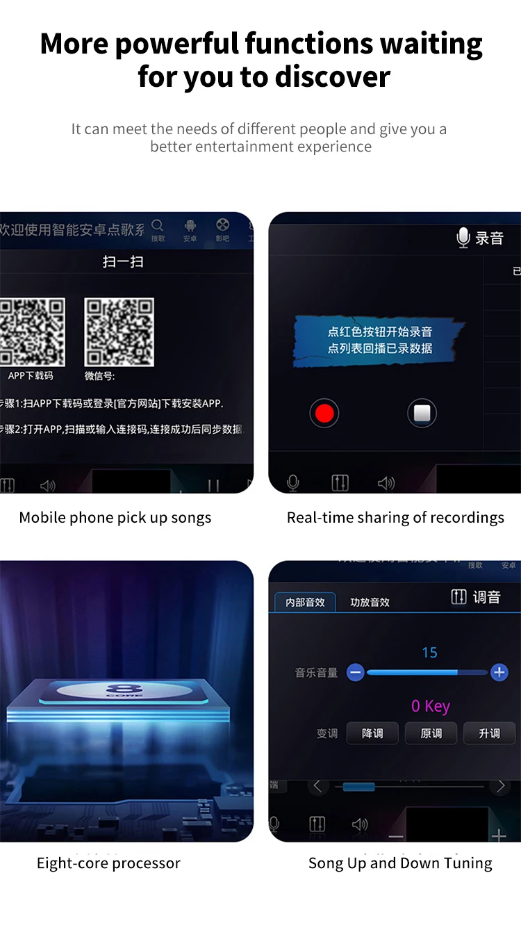InAndOn 21.5" 2TB Dual System Wifi Touch Screen with Speakers Microphones Home Theater System ...