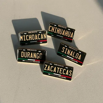 Custom New Design Mexican State Hat Pins Mexican Pins For Hats Surname ...