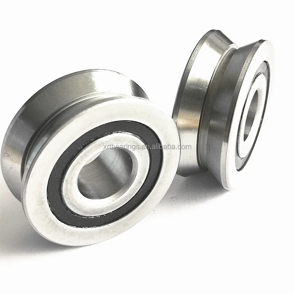 V Groove Track Roller Guide Wheel Bearing LV201-14-2RS LV202-41ZZ ...