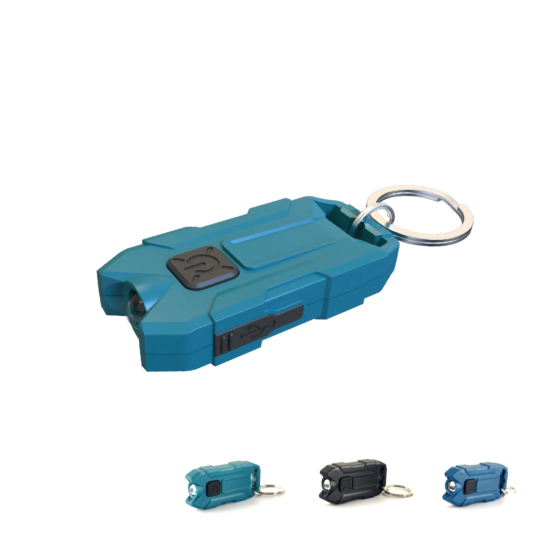 Promotional Mini Flash Torch Plastic Customized Key Chains Light Key ...