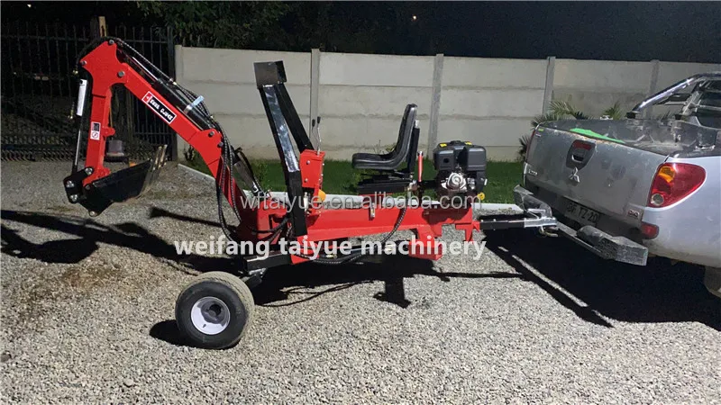 High Performance ATV Towable Backhoe Digger Trencher