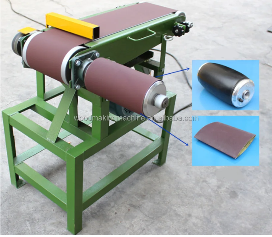 Simple 600*850mm Flat Table Wide Belt Sander Vertical and Horizontal ...