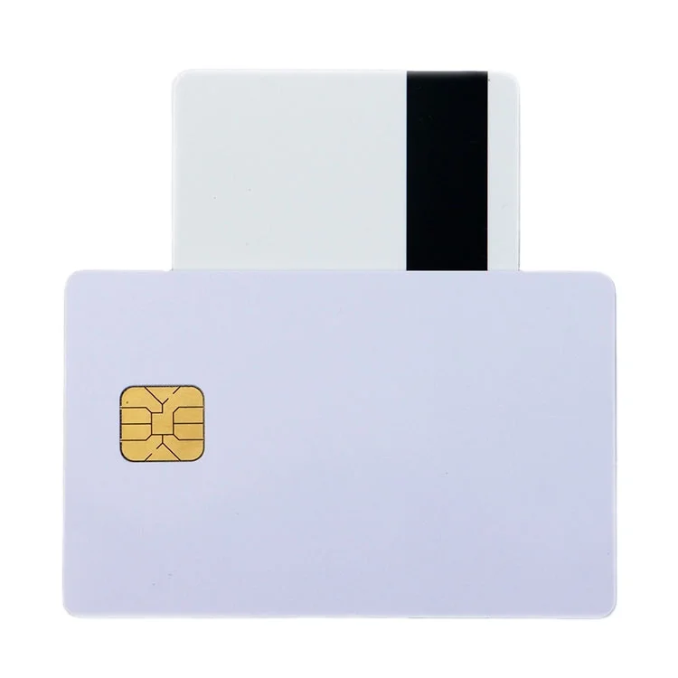 Plastic PVC white blank card with chip and magstripe| Alibaba.com