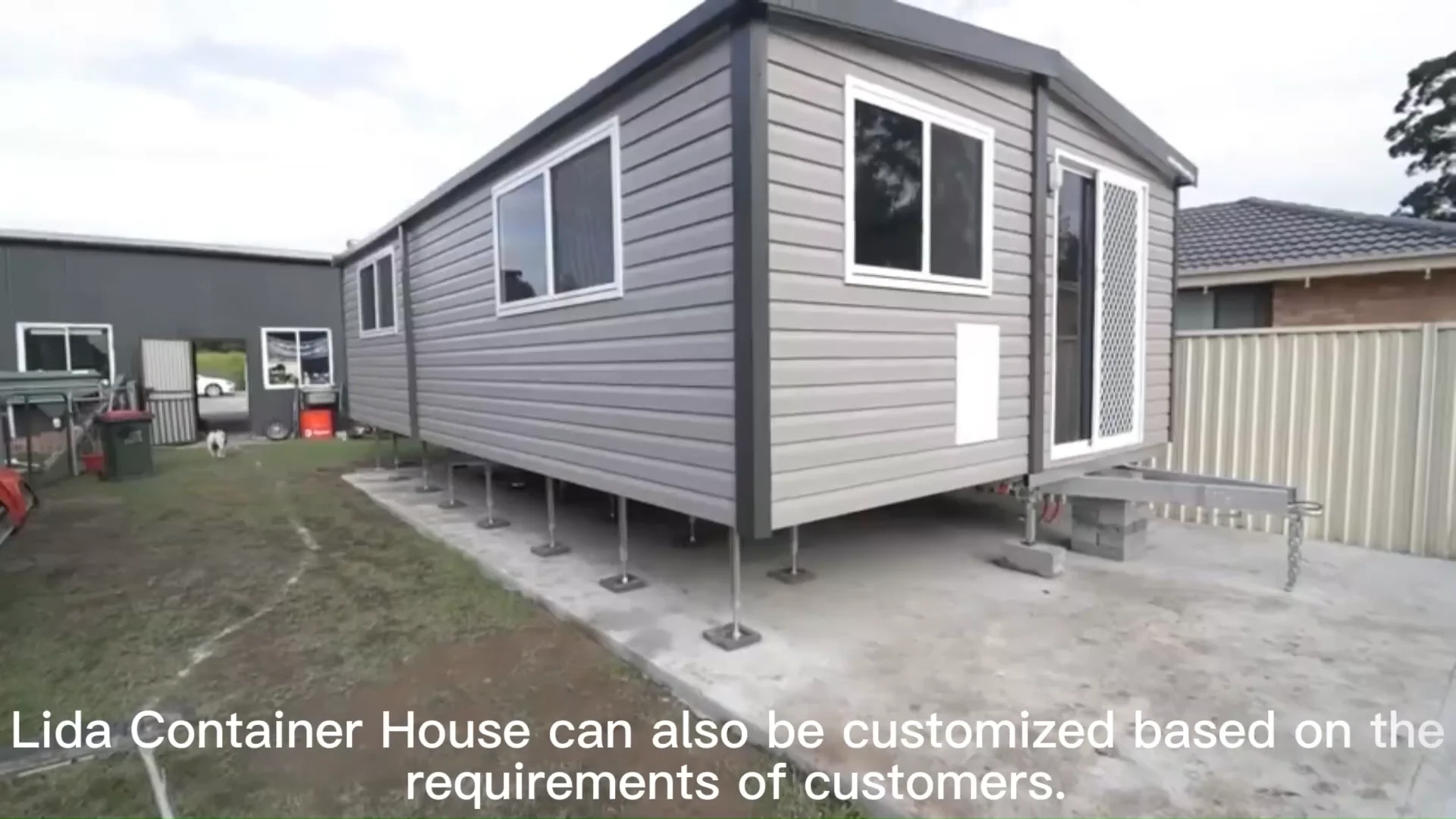 Prefabricated Sandwich Panel Office Container Construction Site ...