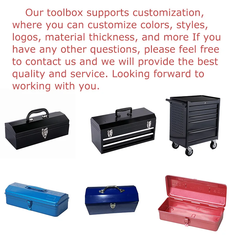 Lockable Portable Toolbox with Six Drawers - Customizable