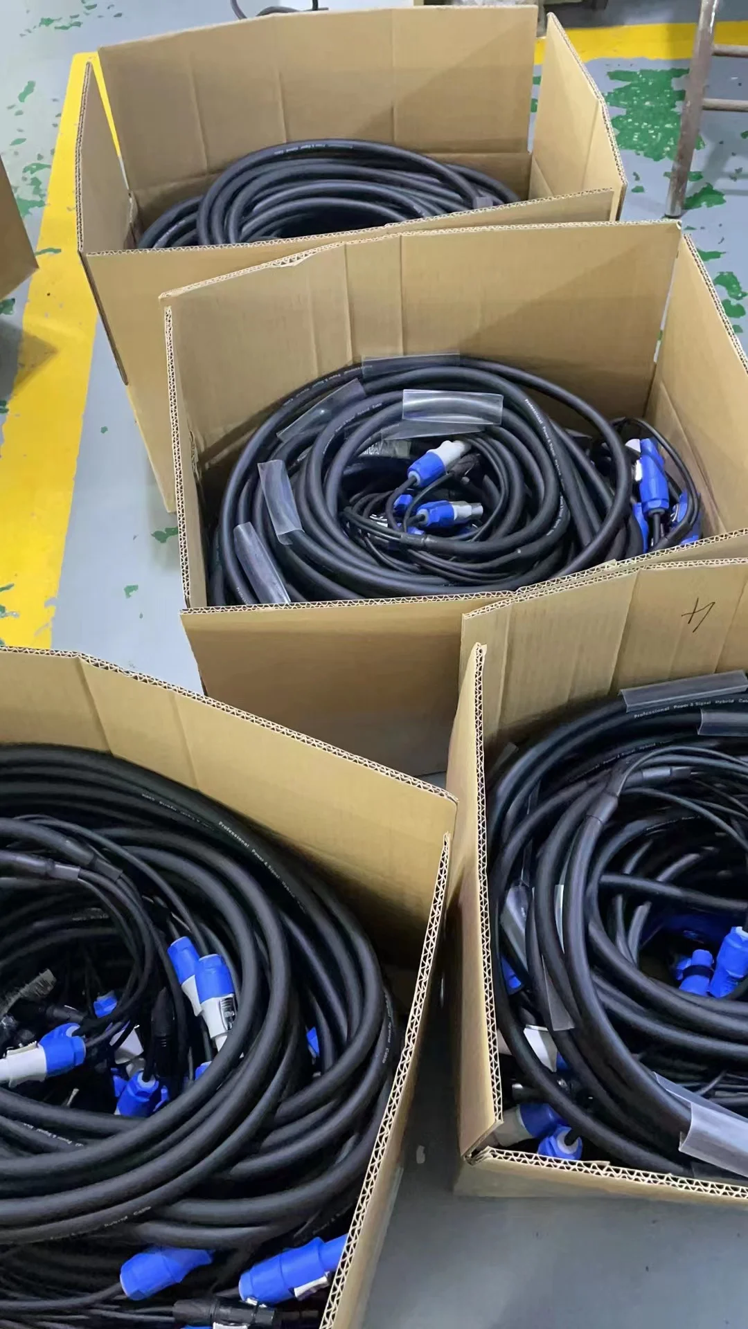 Farland Waterproof Connector Plug Dmx Combi Combo Hybrid Cable Powercon ...