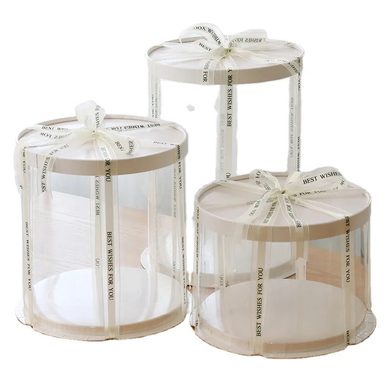 Cake Supplies Hot Sale 4/6/8/10 Inch Baking Birthday Cake Packaging Box ...