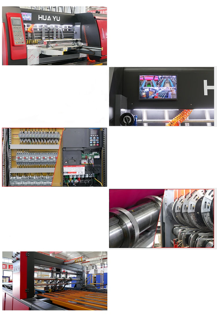 Automatic Corrugated Cardboard Printing Machine / 4 5 6 Color ...