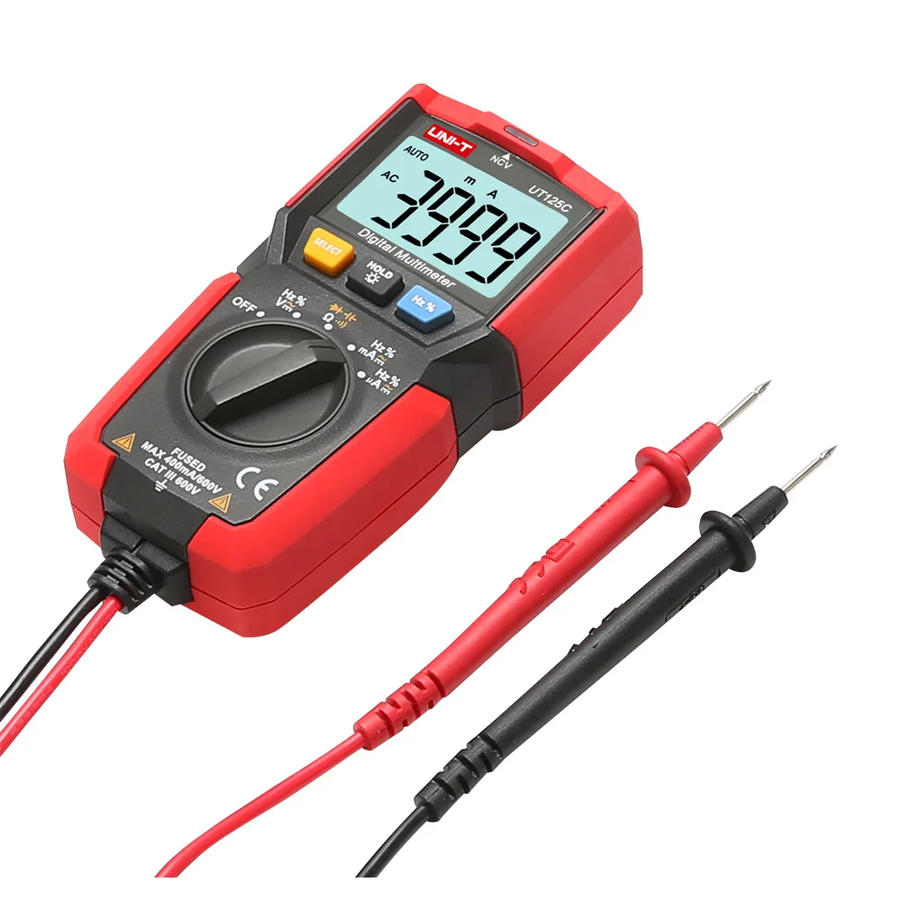 Alibaba.com: UNI-T UT125C 600V digital multimeter; measures voltage ...