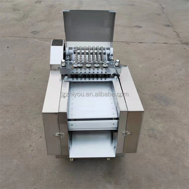 Small Chicken Meat Strip Cutter Ric Block Cutting Machine - Buy Poultry ...
