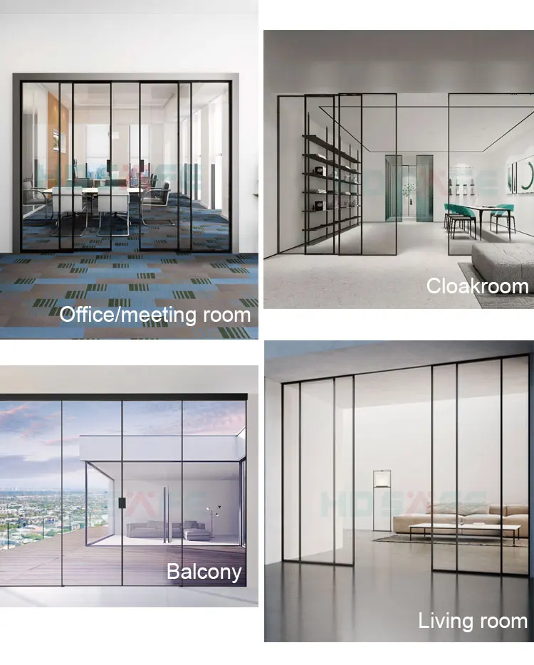 European Style Interior Sliding Glass Doors - Soft Close