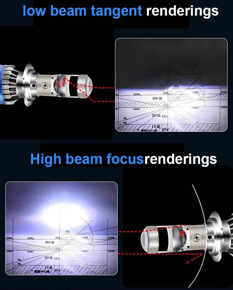 Factory Bi Led Lens Laser Lens Headlights 90w Bi Led Lenses Projection ...