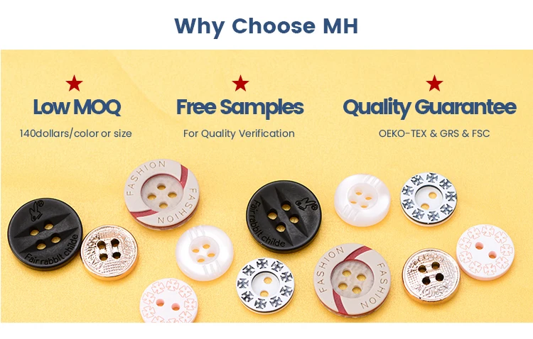 Custom Vintage Plastic Shirt Buttons Shank Button for Clothing ...