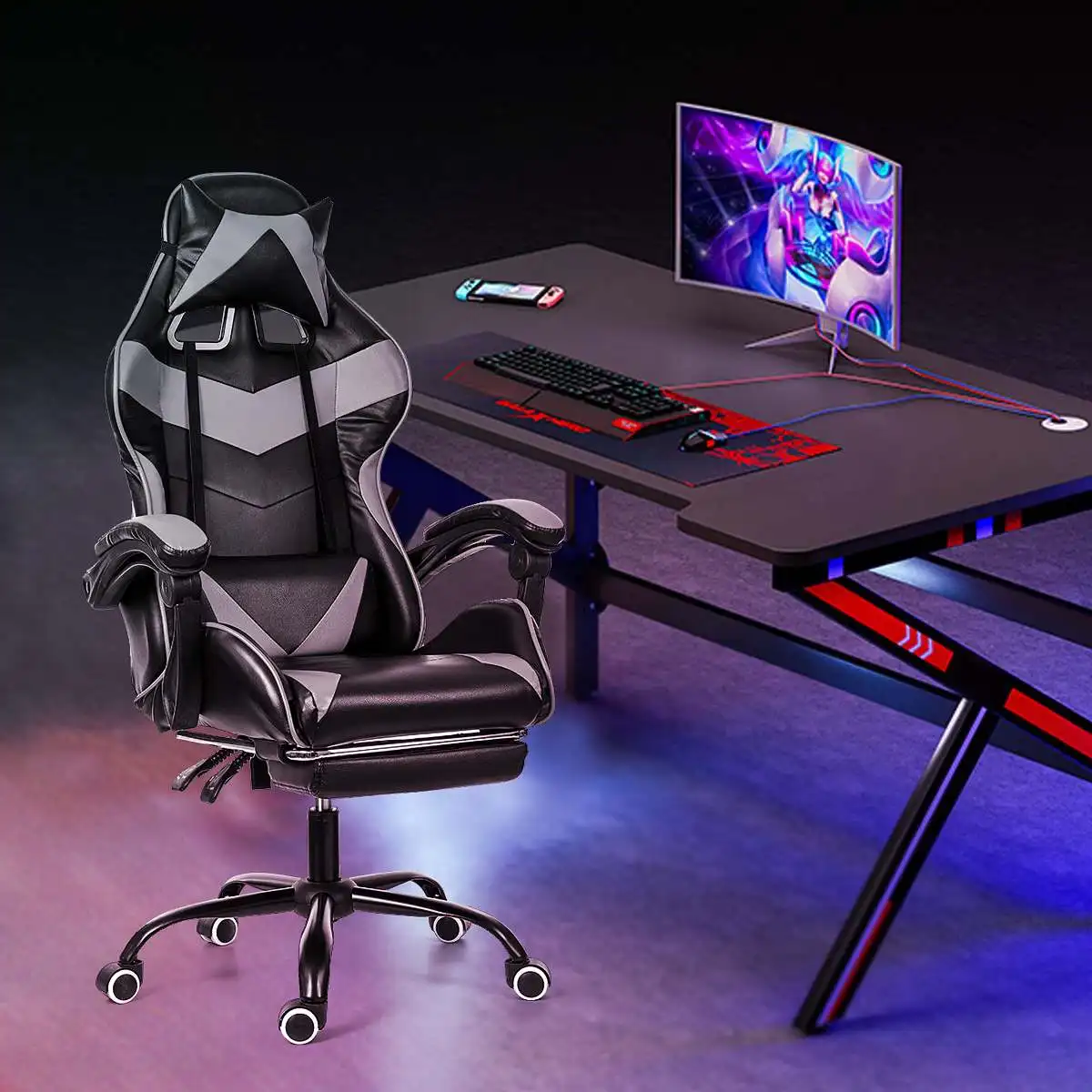 Light Racing Gaming Table,Gaming Desk With Led,Gaming Desk For Pc - Buy ...
