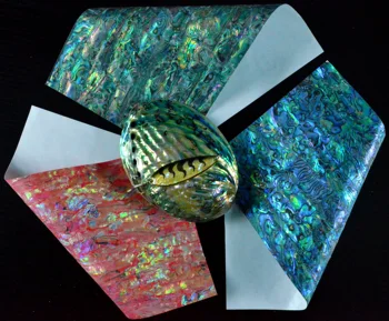 Mother Of Pearl Shell Soft Veneer Paua Abalone Bendible Paper Laminate ...