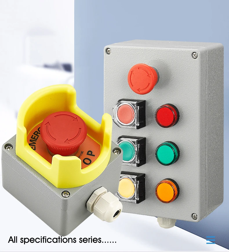 Cast Aluminium Push Button Switch - Waterproof Control Box