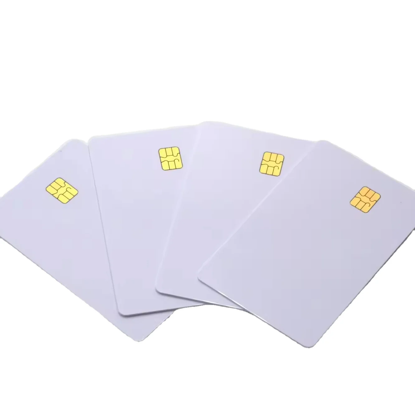 Custom HF and UHF F08 24C01 Customized White Blank RFID Dual Smart ID ...