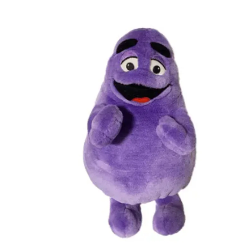 DL358 Cute Cartoon Stuffed Animal - Grimace Yellow Hat Plush