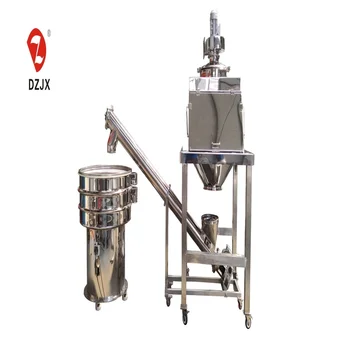 Dzjx 10kg 25kg 50kg Flour Bag Dumping Station With Vacuum Conveyor ...