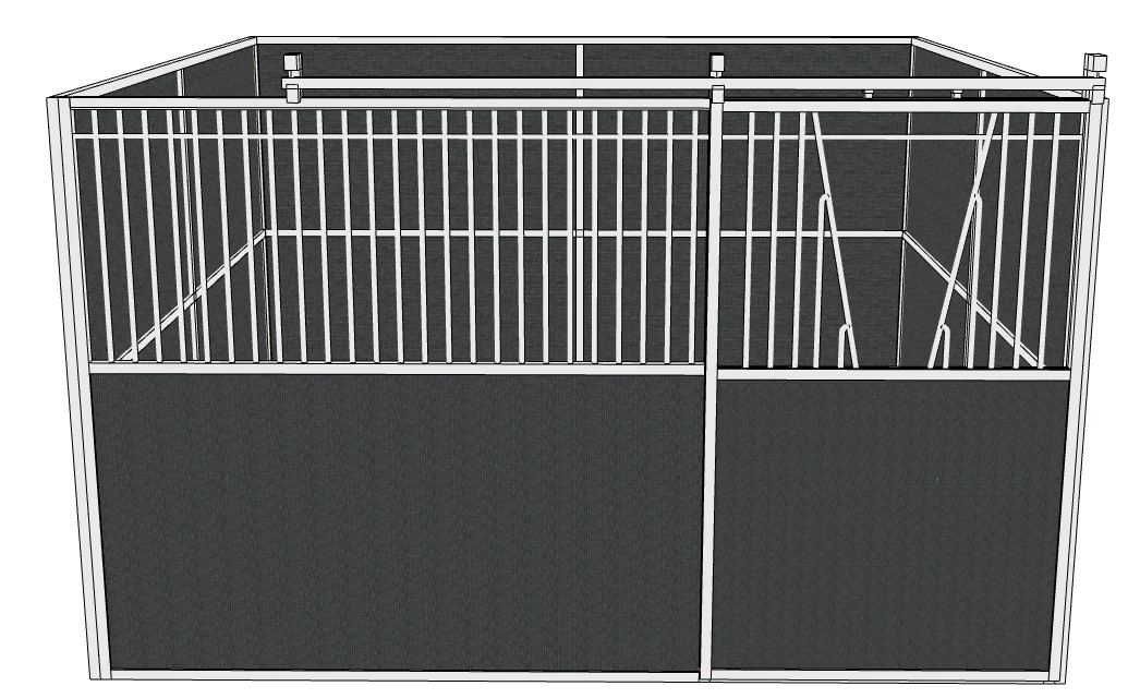 Outdoor Horse Stables And Horse Boxes With Roof - Buy Outdoor Horse ...