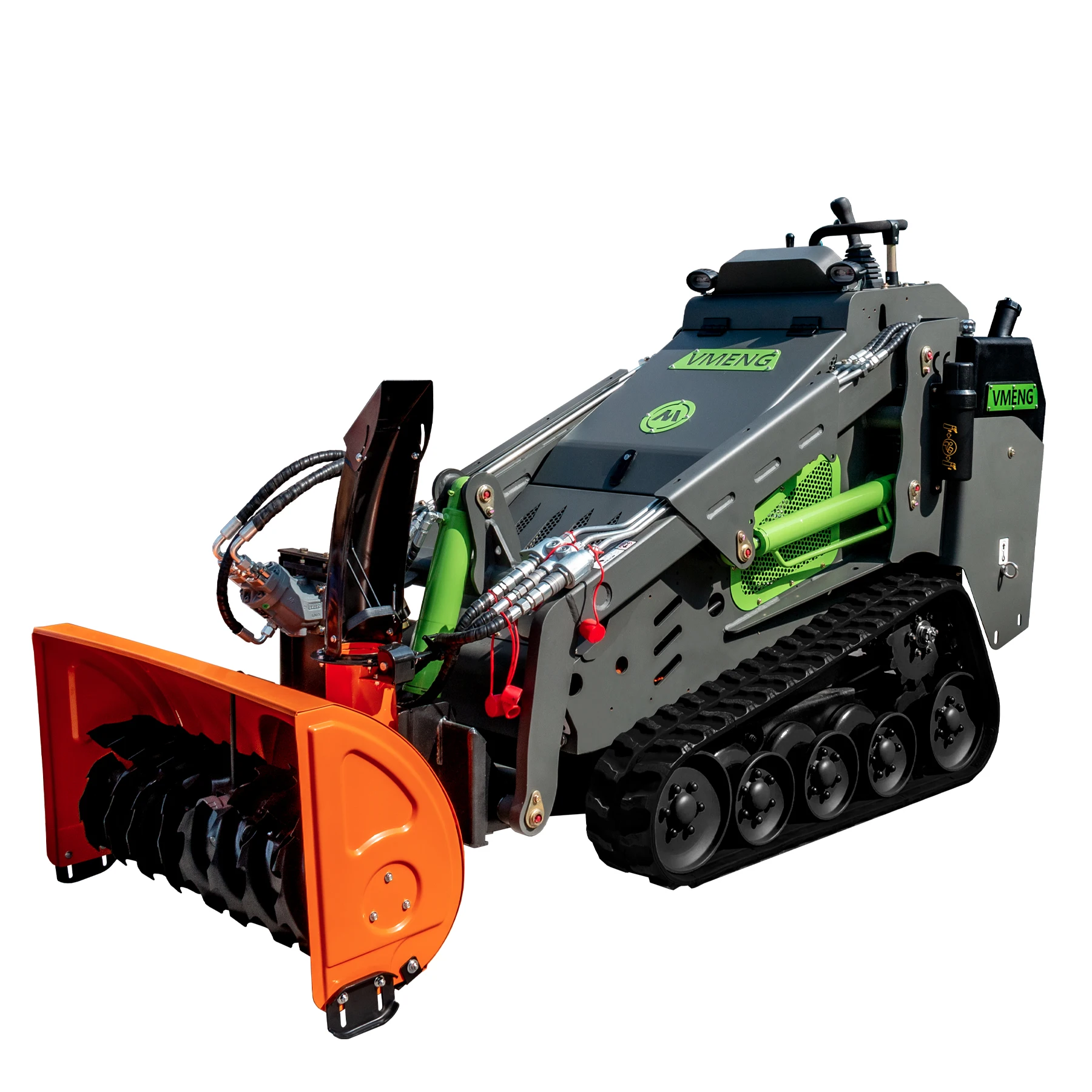 High Efficiency Portable Hydraulic Snow Blower Mini Skid Steer Loader ...
