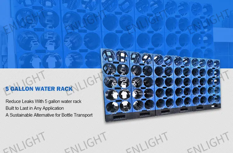 Plastic Pallet Water Rack For Storage 40 Bottles Of 19l/20l/5 Gallons ...