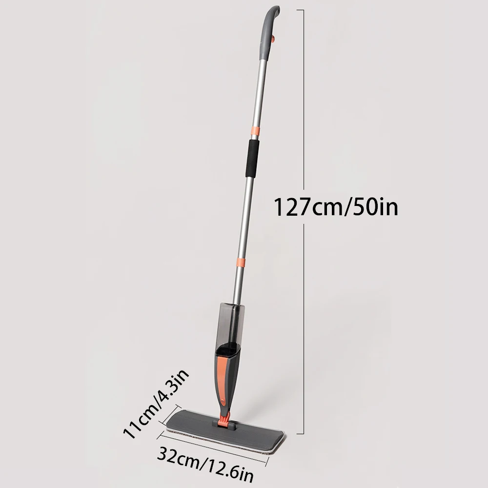 3-in-1 Microfiber Rotary Reusable Spray Mop for Easy Installation ...