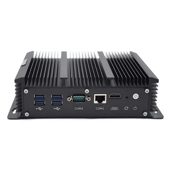 6*lan Mini Pc Core I5 10210u 8265u Hd Mi 2*rs232 Cele Ron 3865u Itx Fanless Industrial Firewall ...