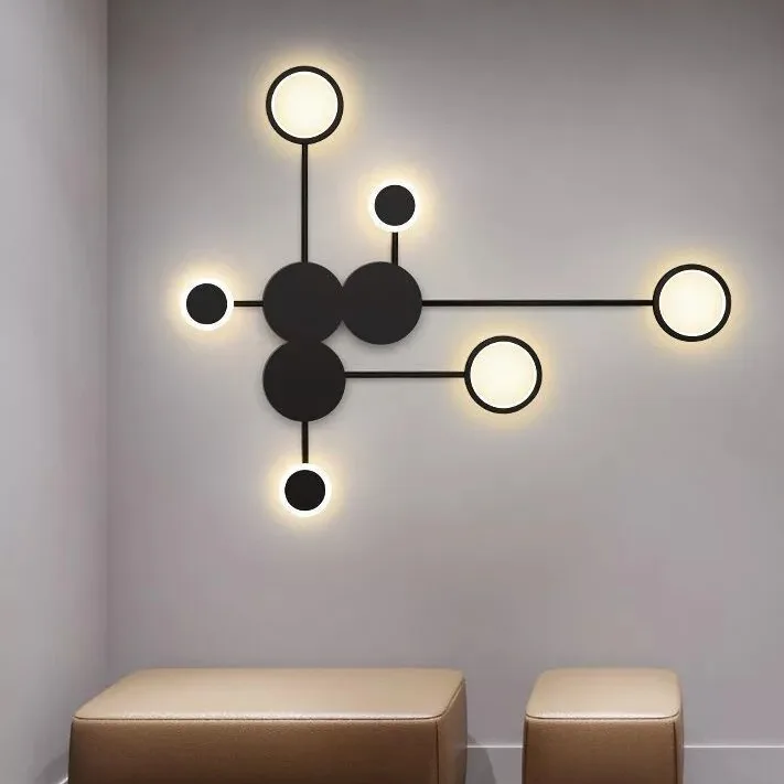 Modern Led Wall Lamp Simple Living Room Wall Lighting Bedroom Bedside ...