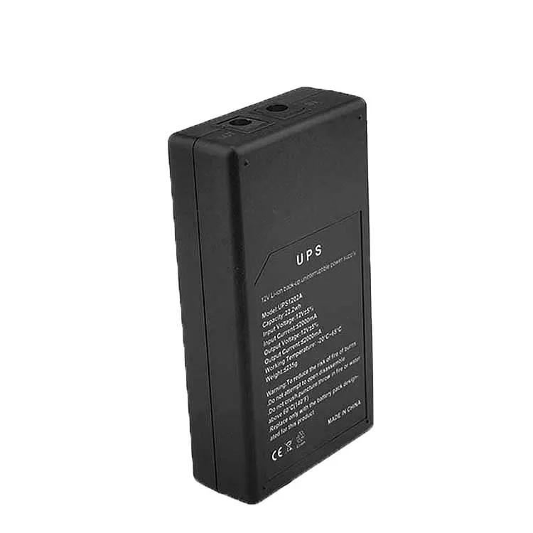 Mini Ups For Wifi Router 12v1a 14.8wh2000mah Rechargeable Battery ...