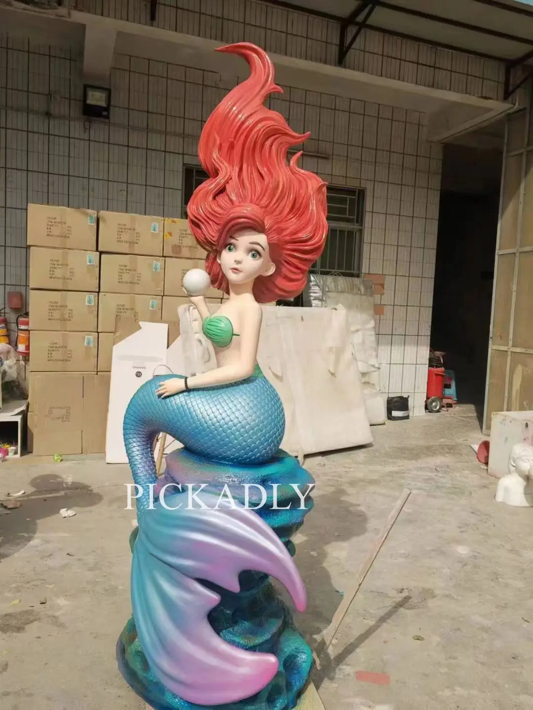 Life Size Mermaid Statue - Resin & Fiberglass Sculpture