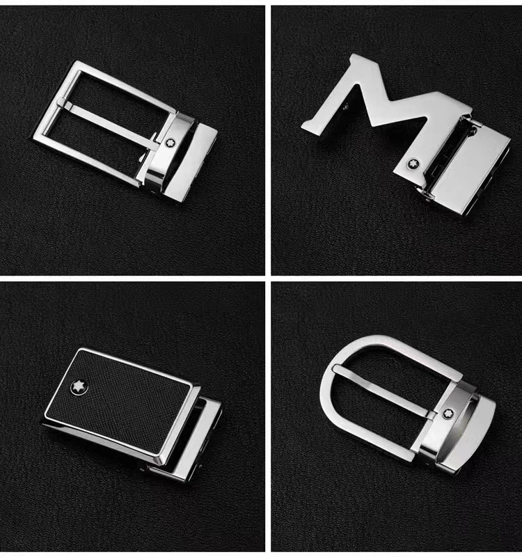 Customized Ratchet Alloy Buckle - Vintage Style for Men