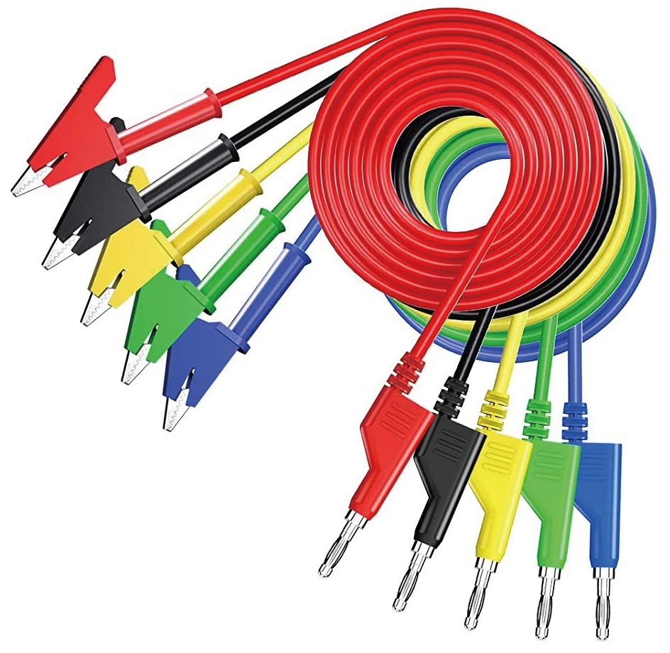 4MM Banana Plug Male Insulated Connectors - Stackable