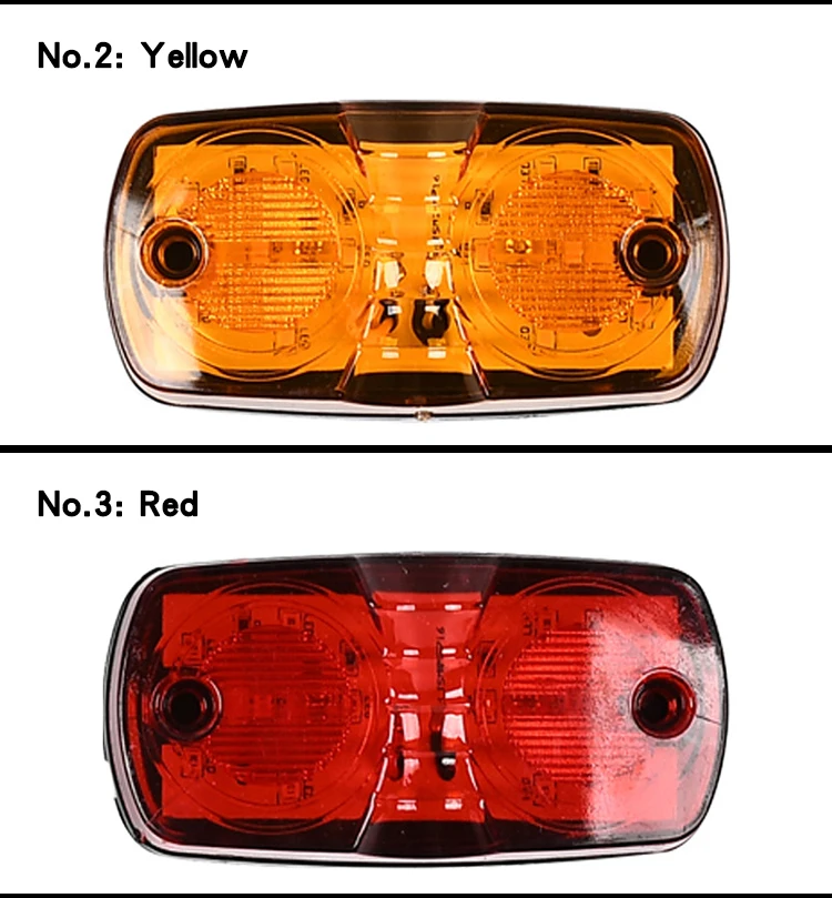 24vled Truck Width Indicator Light 12 Bead Cargo Vehicle Running Light ...