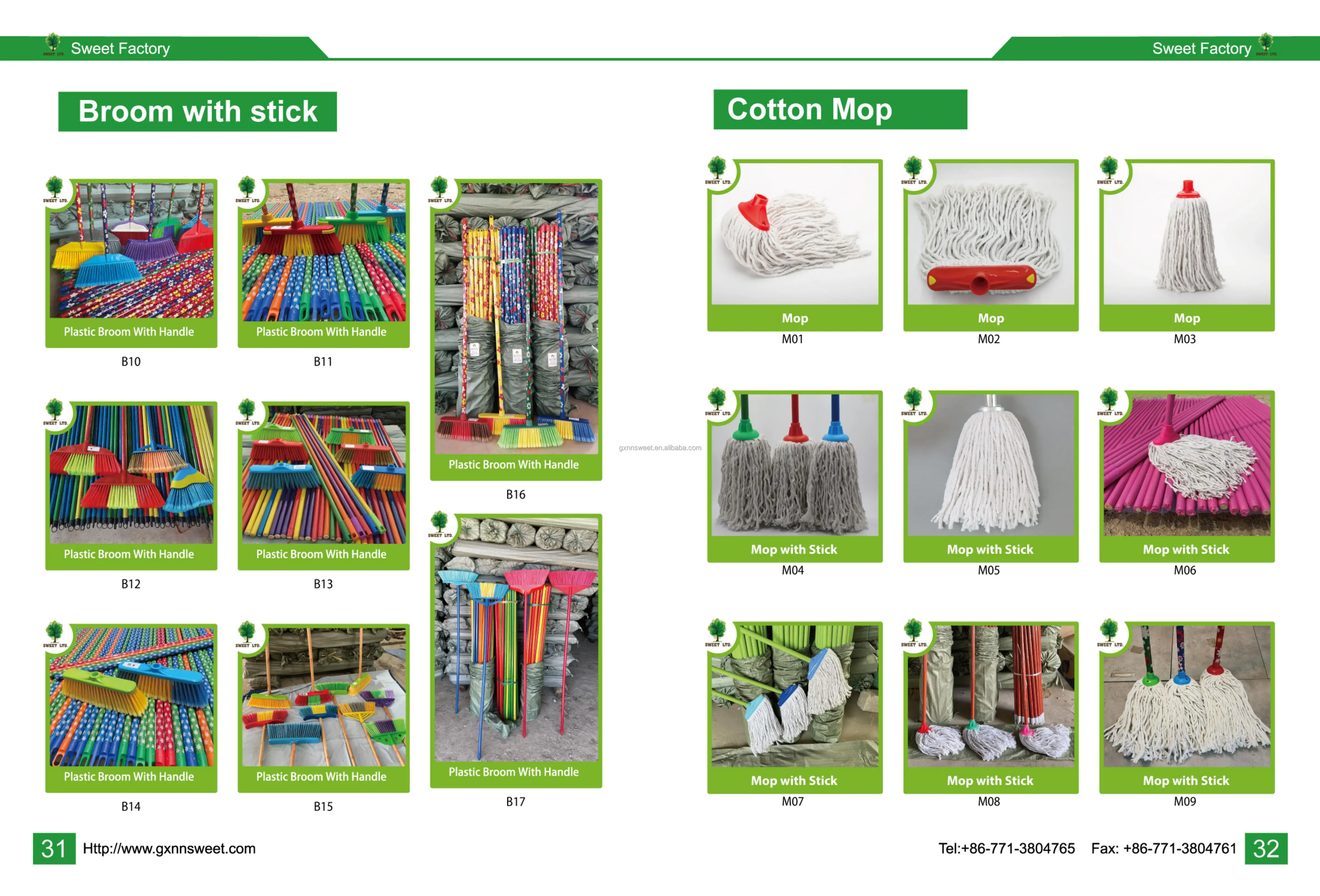 2024 New Wooden Long Broom Handle - Fancy Brooms with Handle