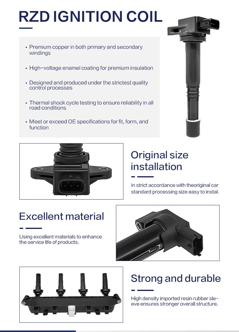 Auto Parts Ignition Coils 27301-2b010 90919-02240 90919-02258 22448 ...