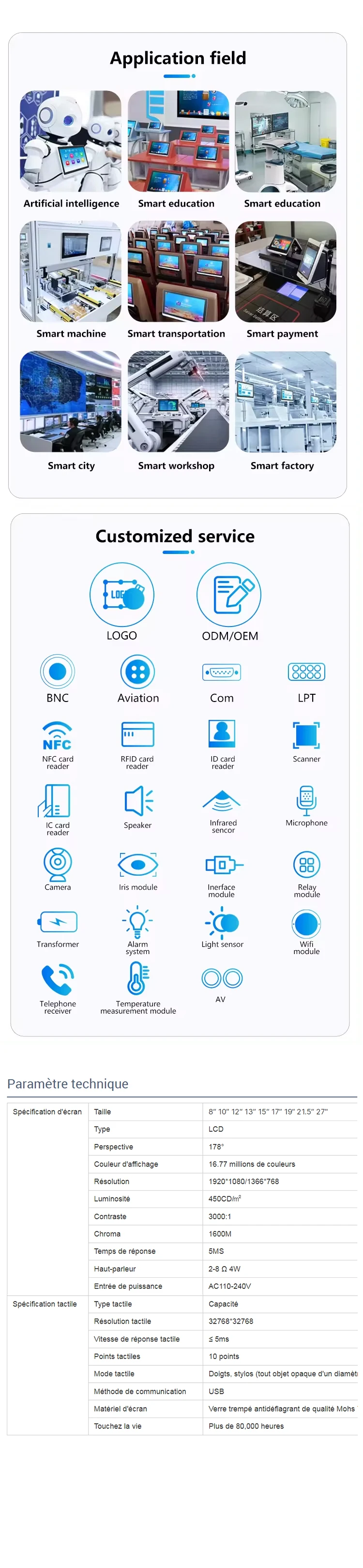 Man-machine Interface Hmi And Industrial Pcs All In One Fanless Android ...
