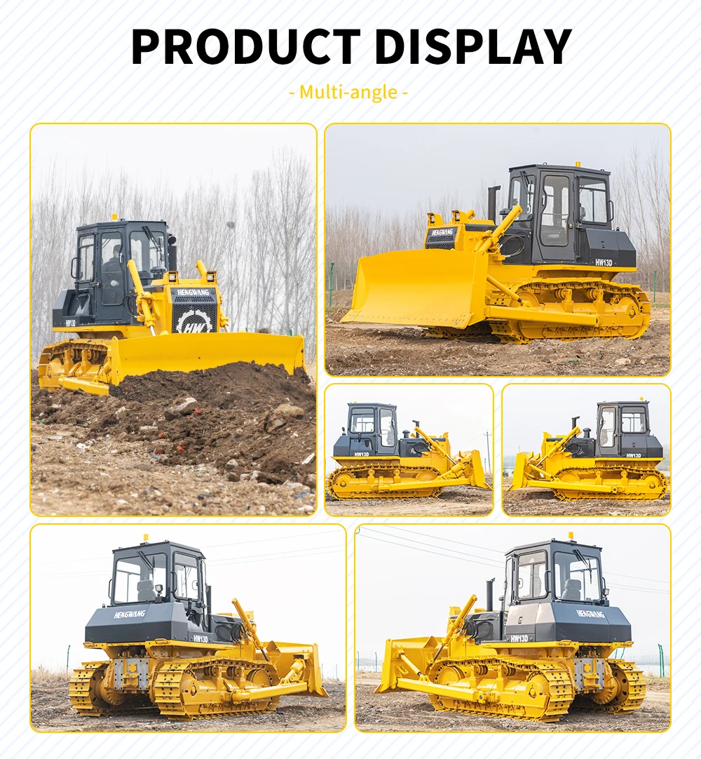130 HP Straight Shovel Crawler Bulldozer - High Efficiency