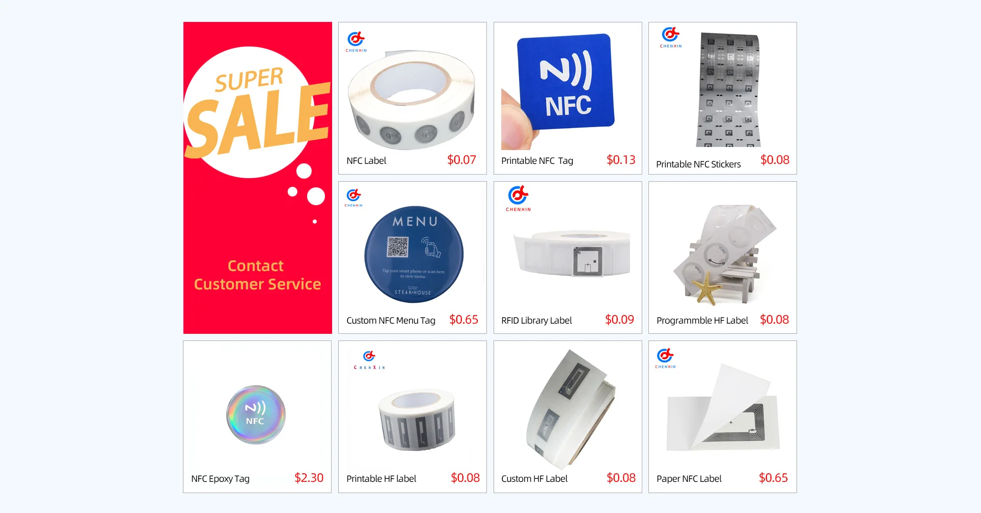 Huizhou Chenxin Intelligence Technology Co., Ltd. - RFID Label, Smart Card