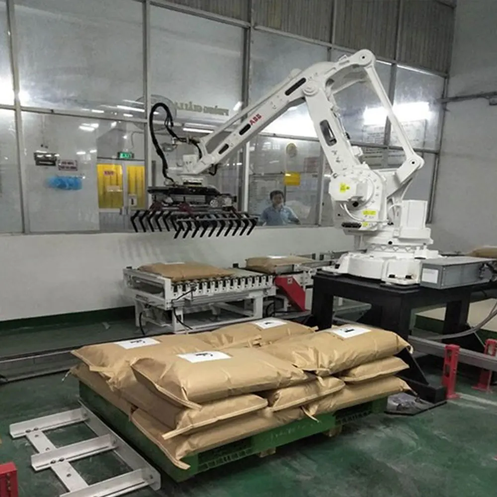Alibaba.com: Automatic palletizer for 50kg sugar cement bags, robotic ...